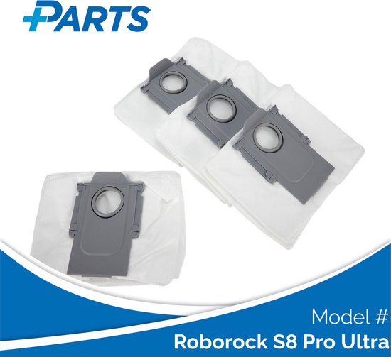Roborock S8 Pro Ultra Stofzakken van Plus.Parts® geschikt voor Roborock ...