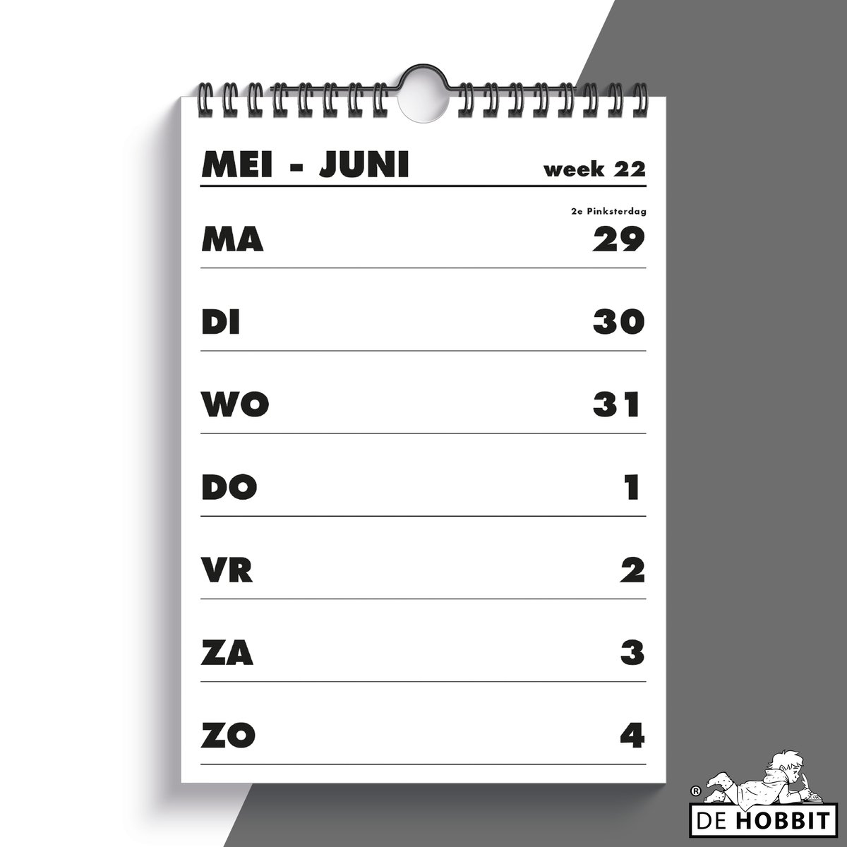A5 Weekkalender Schooljaar 2023 - 2024 Zwart | bol.com