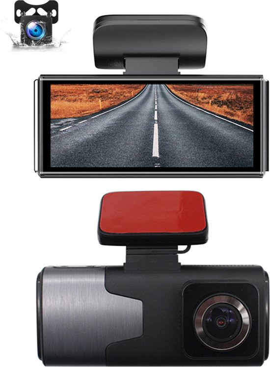 Ossora Dual Dashcam 4K - GPS - voor- en achtercamera - incl gps adapter ...