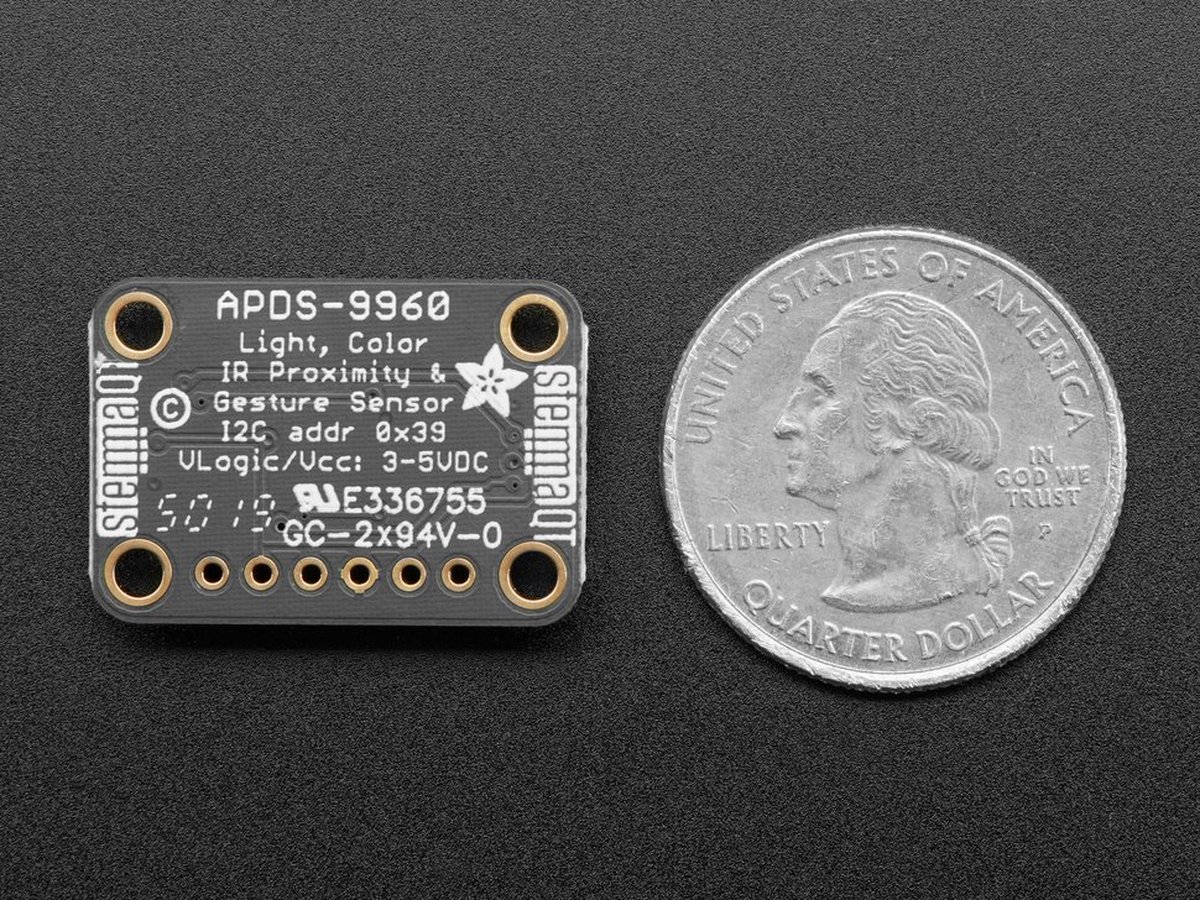 APDS9960 Proximity, Light, RGB, and Gesture Sensor Adafruit 3595 | bol.com
