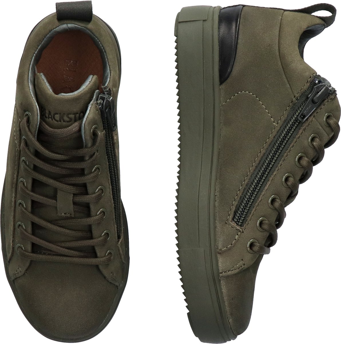 Blackstone SK54 TARMAC - MID SNEAKER - Kind - Green - Maat: 30 | bol.com