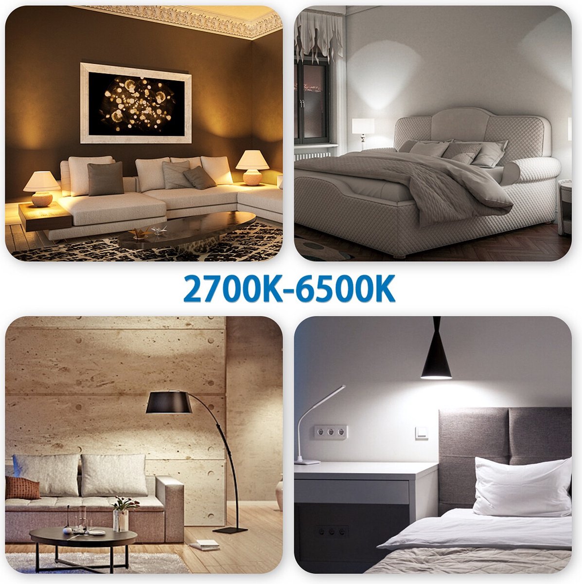 LED Lamp - Smart LED - Aigi Lexus - Bulb G45 - 6.5W - E14 Fitting ...