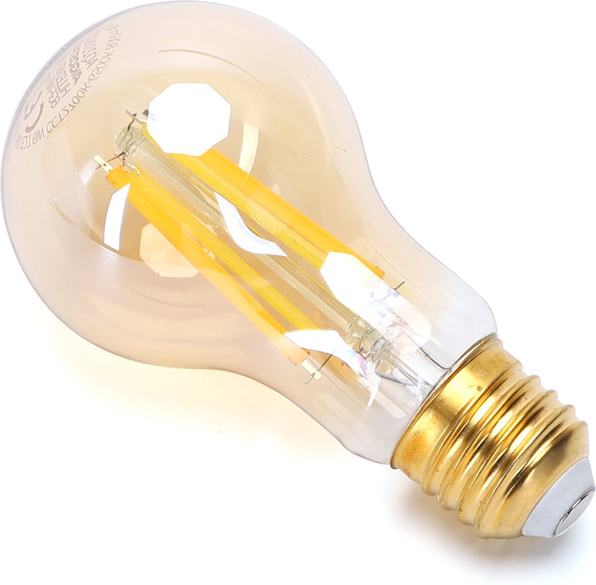 LED Lamp - Smart LED - Aigi Rixona - Bulb A60 - 6W - E27 Fitting - Slimme LED - Wifi... | bol.com