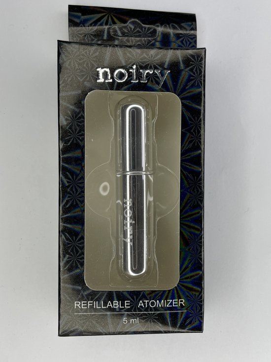 NOIRY - Parfum Verstuiver Navulbaar - Mini Parfum Flesje – Shiny Zilver ...