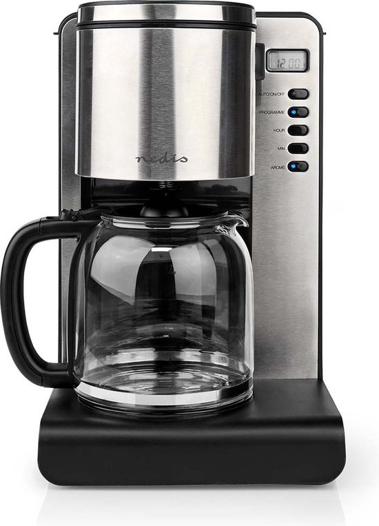 Koffiezetapparaat - Filterkoffie - 12 Kopjes - 1.5L - 1000W - Zwart ...