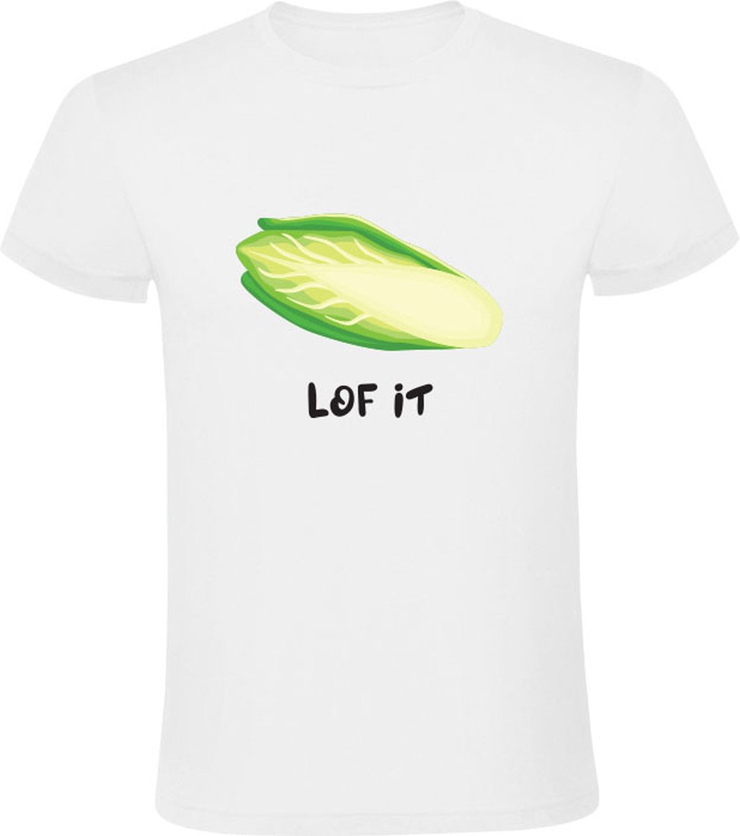 Lof It Heren T-shirt | Witlof | Groente | Gezond | Nederlands | Taal ...