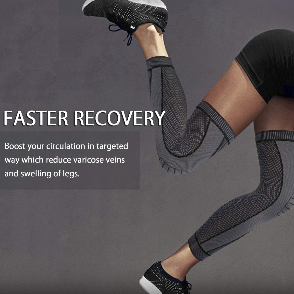 U Fit One 1 Stuk Been Compressie Brace - Been Verband - Knee Sleeves ...