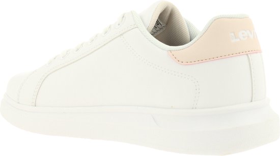 Levi's - Sneaker - Unisex - Wht-Lpnk - 37 - Sneakers | bol.com
