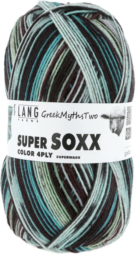 Lang Yarns Super Soxx Greek Myths Two 4 draads 100 gram 0394 | bol