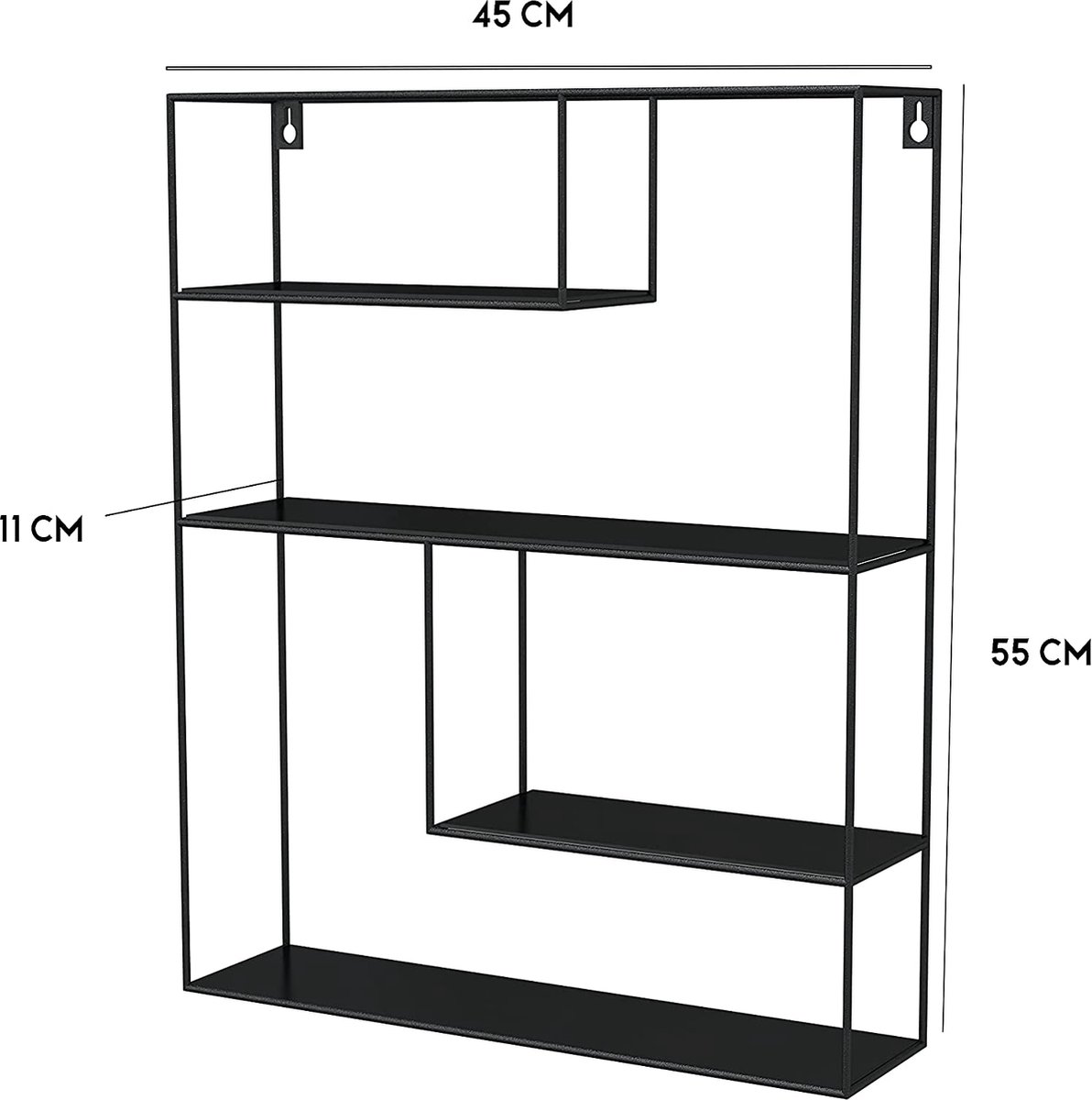 zwevend rek / wandrekken - Wandplank, wall shelf, | bol.com