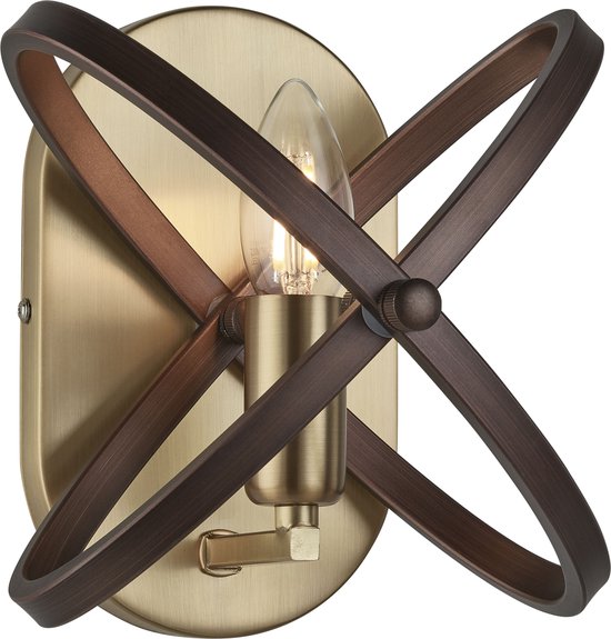 Nordic Light Wandlamp Bruin voor Woonkamer - Hal - Hotel - Slaapkamer ...