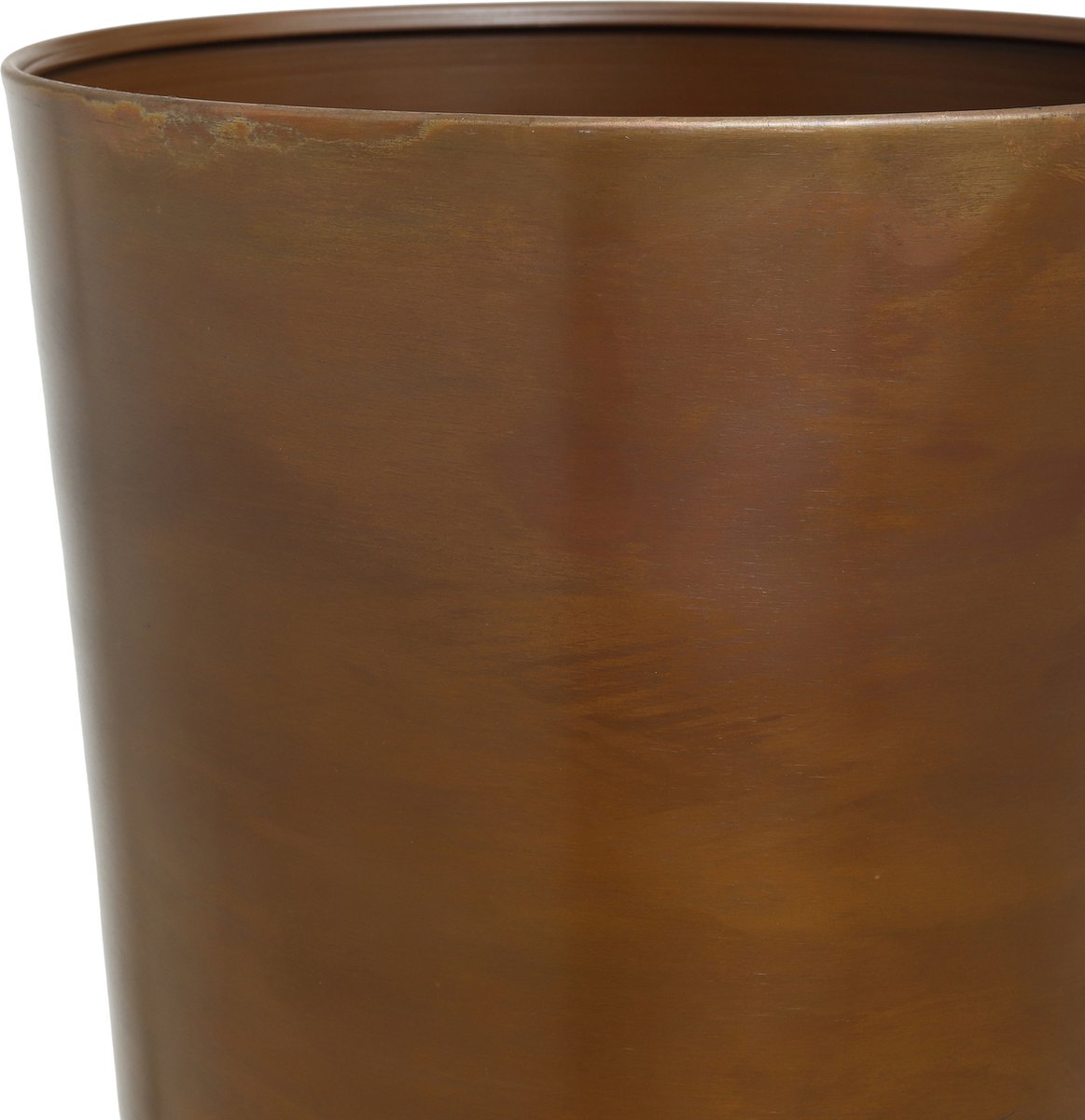 PTMD Egson Pot en fer cuivre rond sur base conique SV3 | bol.com