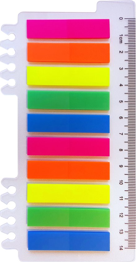 Index Tabs 200 tabs/stickers – 5 kleuren sticky notes – Markeertabs en ...
