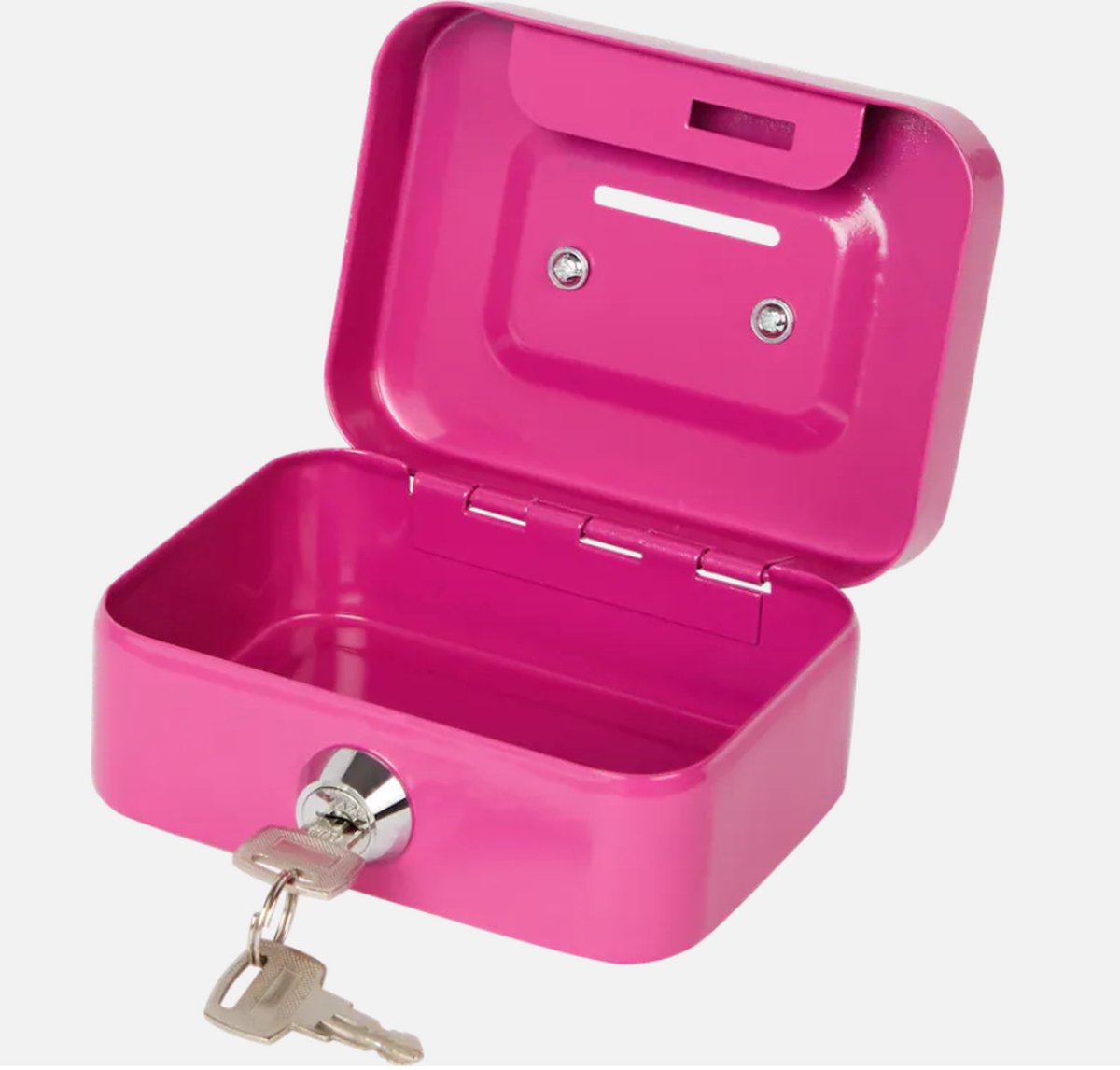 Geldkist Money Box Met Sleutel L11 X B8 X H5 Cm Rood