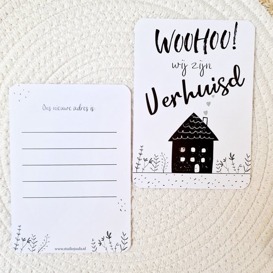 Studio Juulz - Verhuiskaarten | set 25 stuks | Verhuizen | Adreswijziging |... | bol.com