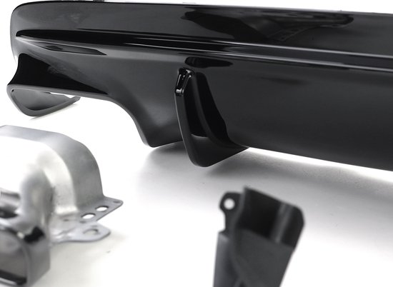 Diffuser + uitlaat Voor Mercedes CLA C117 AMG Look zwart Uitlaat ...