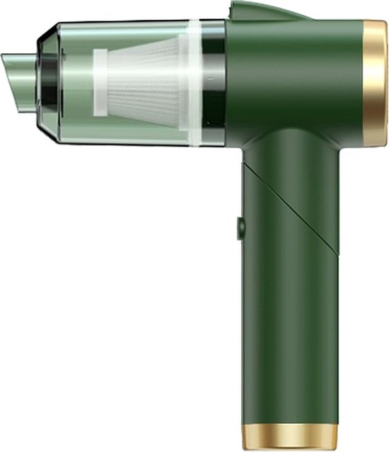Groene Retro Handstofzuiger - Kruimeldief - Compacte Stofzuiger - USB ...