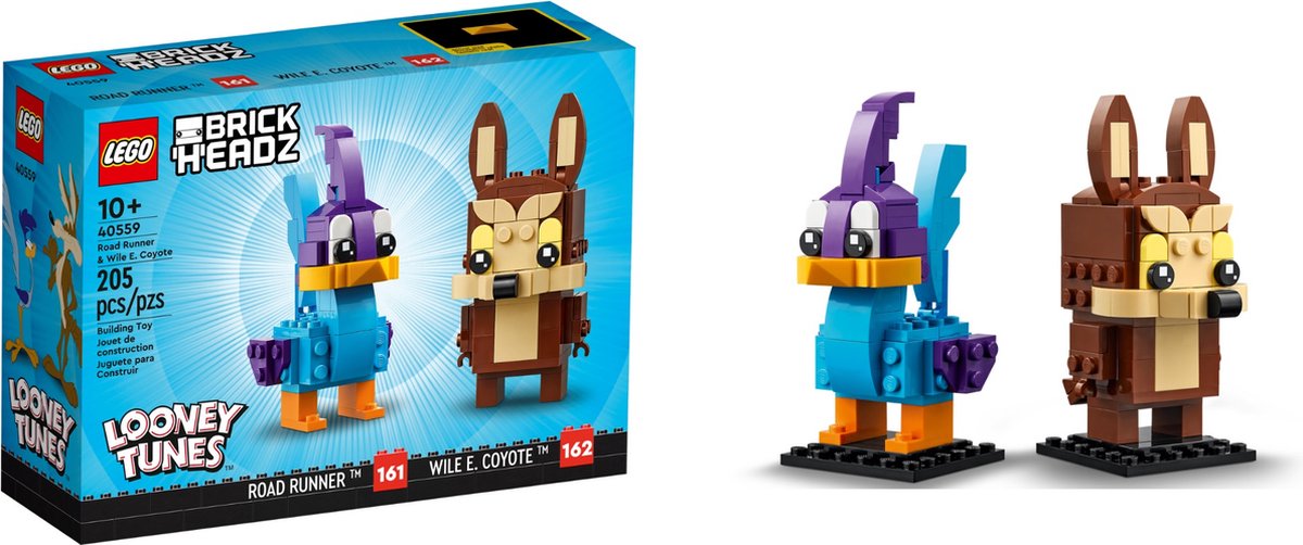 Lego 40559 brickheadz Road Runner & Wile E. Coyote | bol