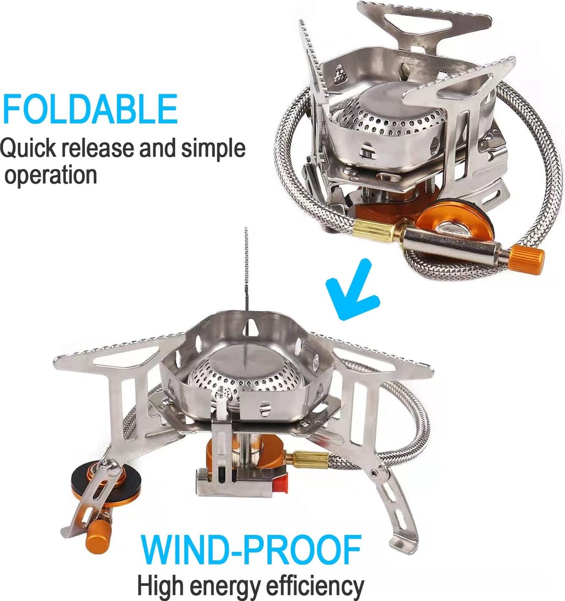Campingkooktoestel - gaskoker - Camping gas stove | bol