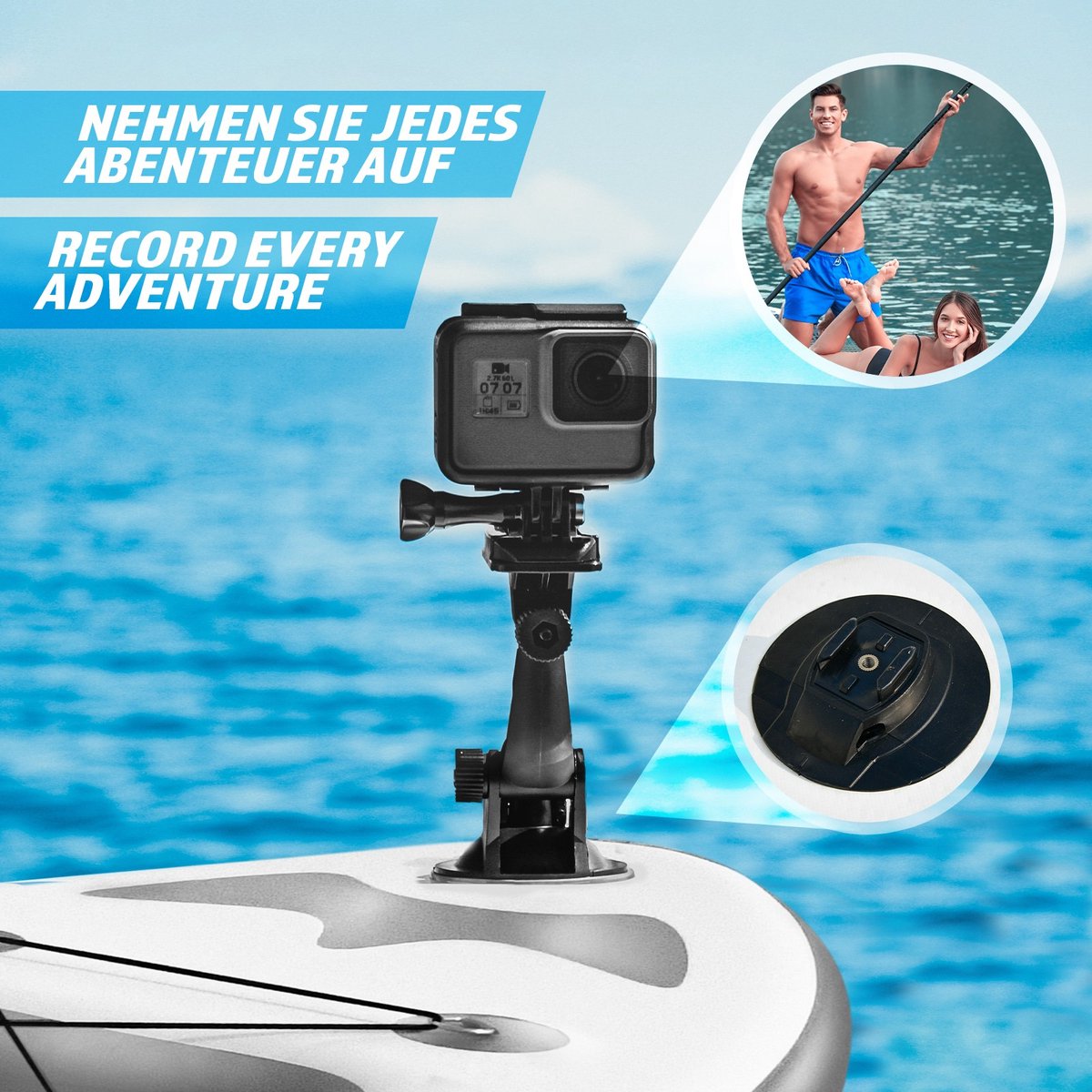 Physionics - Stand Up Paddle Board - 305cm - Opblaasbaar SUP Board met ...