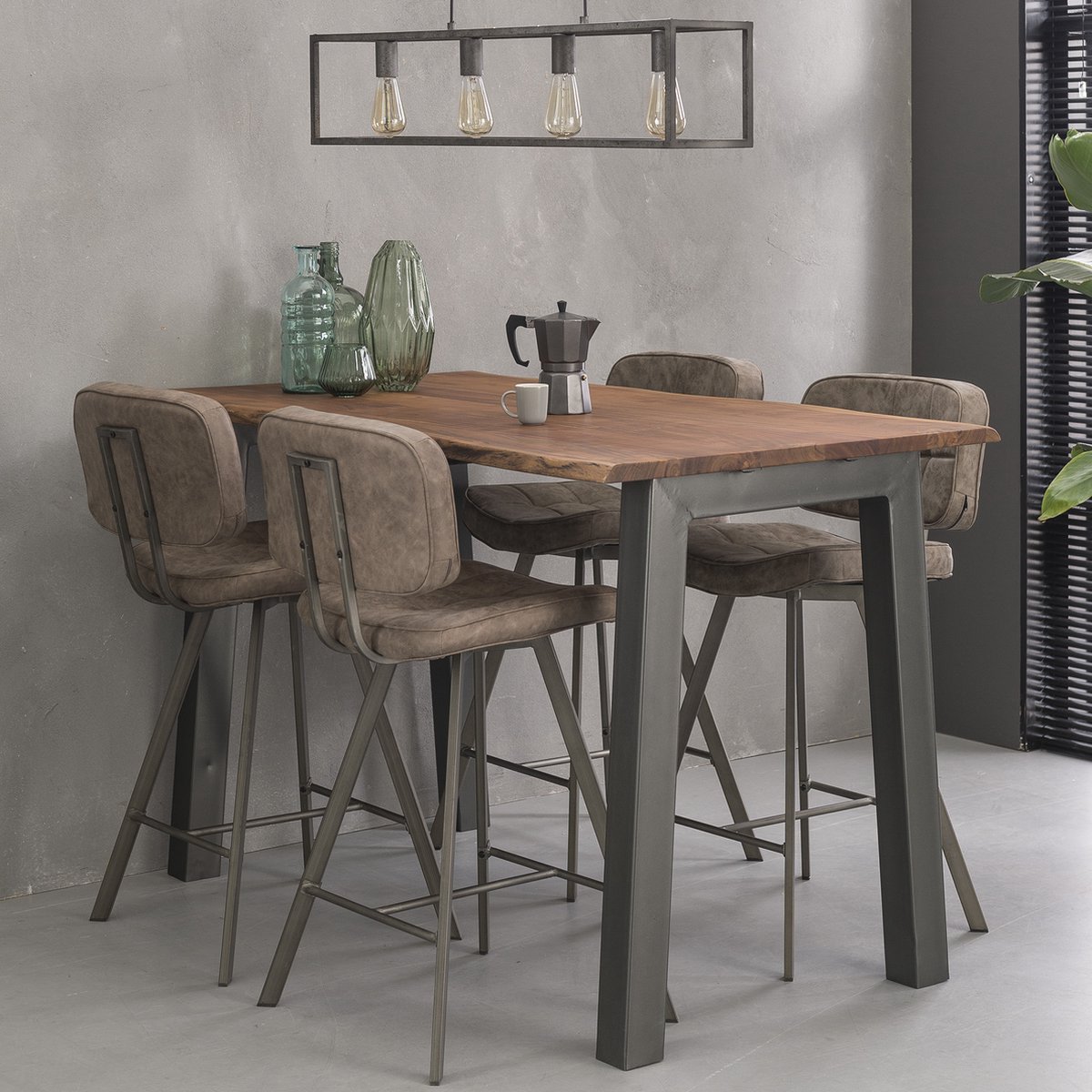 Industriele Boomstam Bartafel 'Judge' 147 x 80cm | bol.com