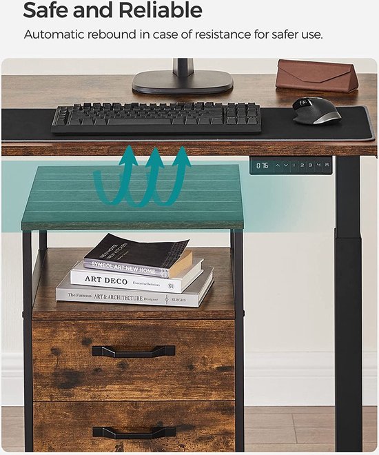 Elektrisch Bureau Frame - Zit sta bureau met geheugenfunctie - In ...