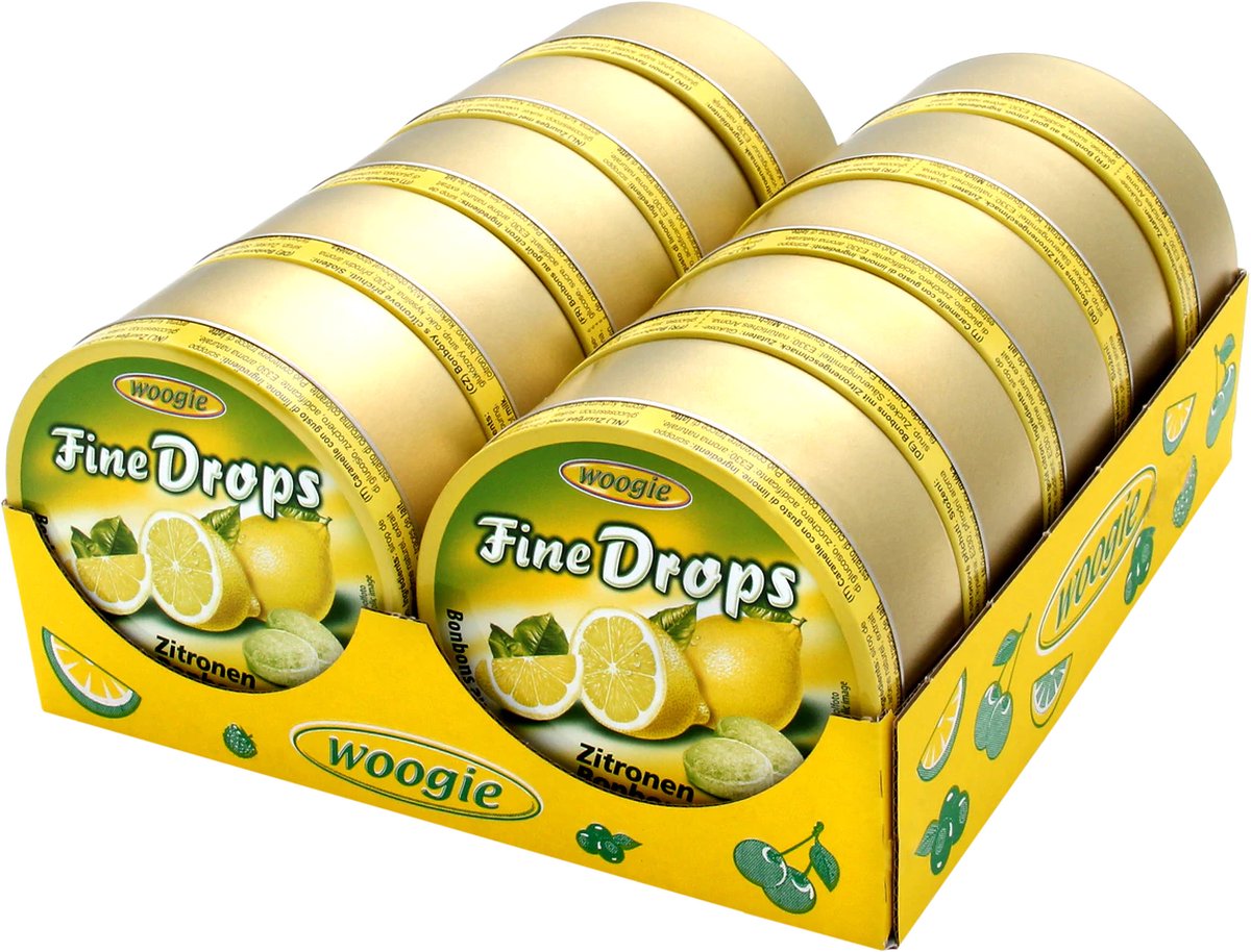 Bonbons Woogie au goût de citron 10 x 200g - Pack familial | bol