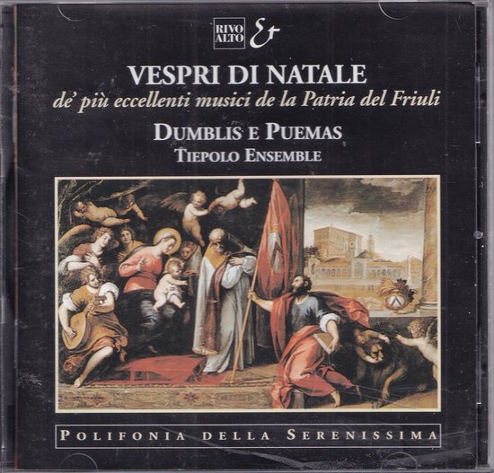 Vespri di Natale - De' piô eccellenti musici de la Patria del Friuli ...