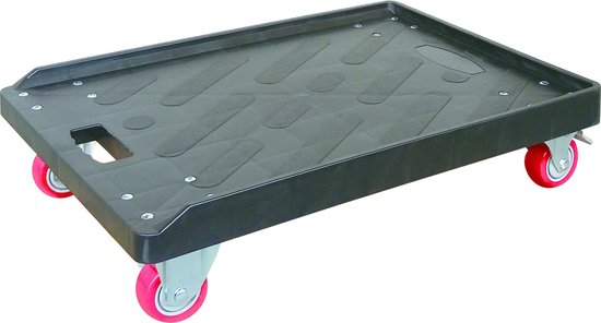 Matador Dolly - Zwart met opstaande rand - L670 x B460 x H145 mm | bol