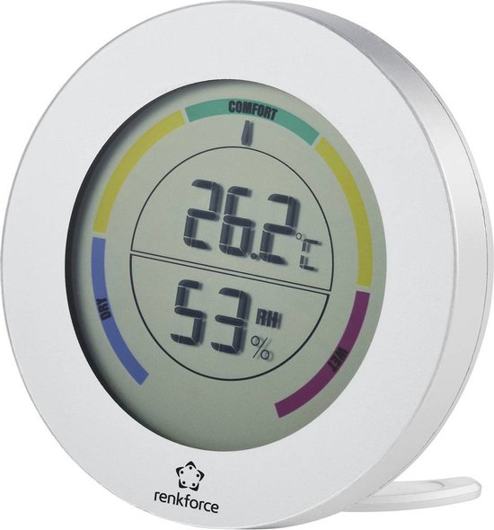 Renkforce Thermo- en hygrometer Zilver | bol.com