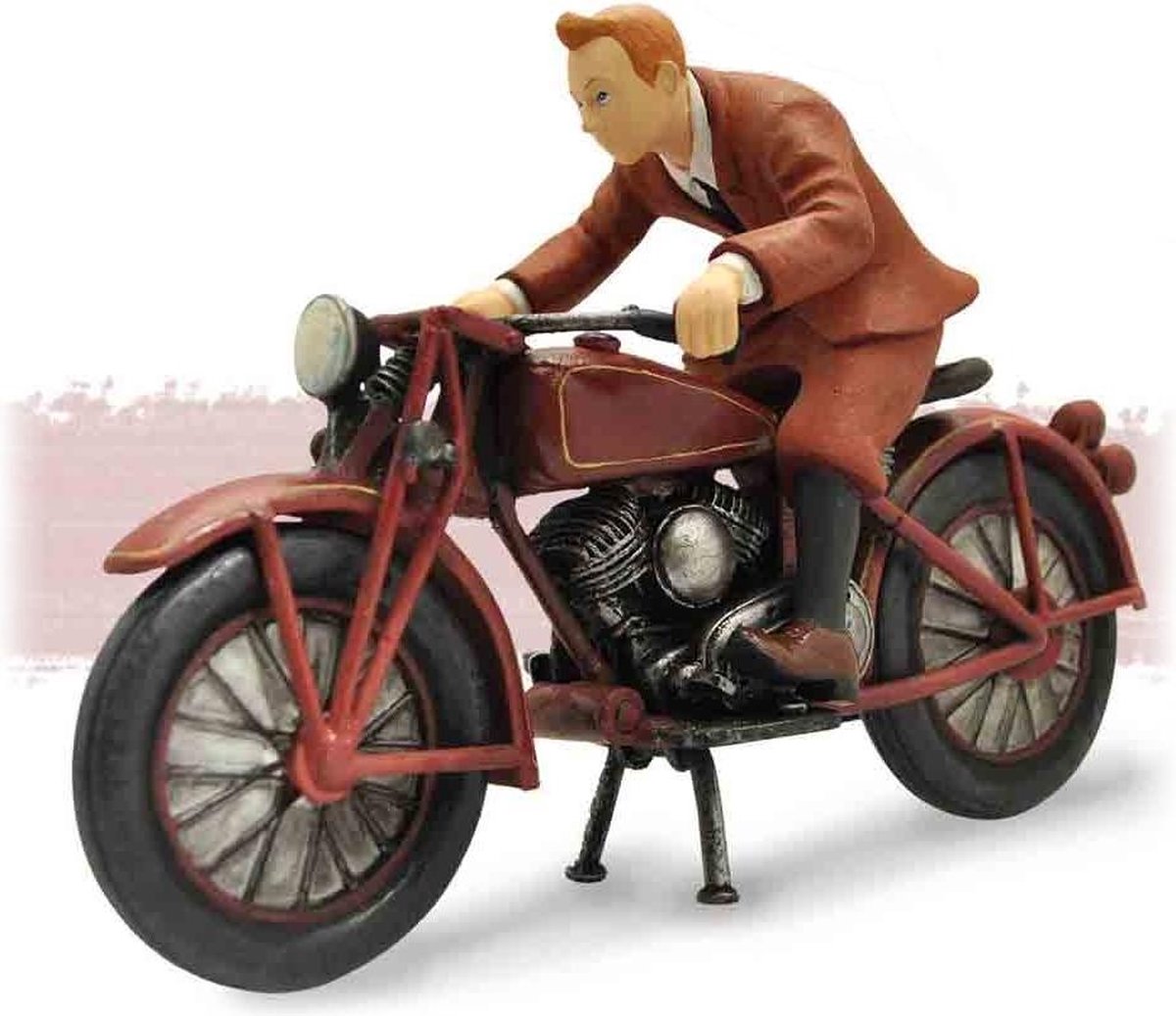 Plastoy Tintin Motorcycle Set Figuur Kuifje op motorfiets | bol.com