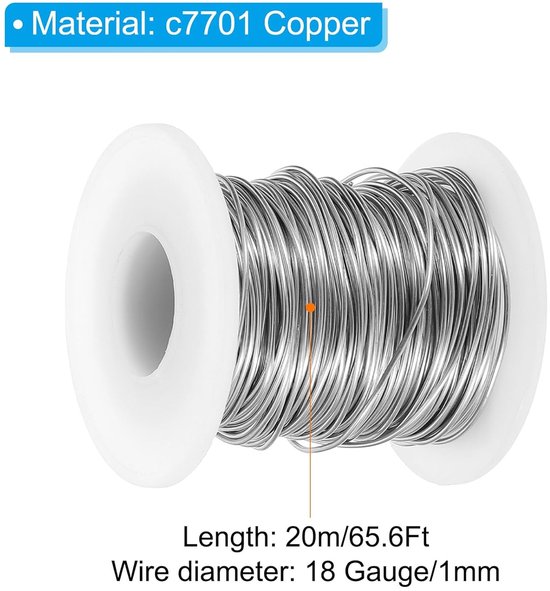 18 Gauge Copper Wire - 20m Spool - Pure Copper Craft Wire - Target ...