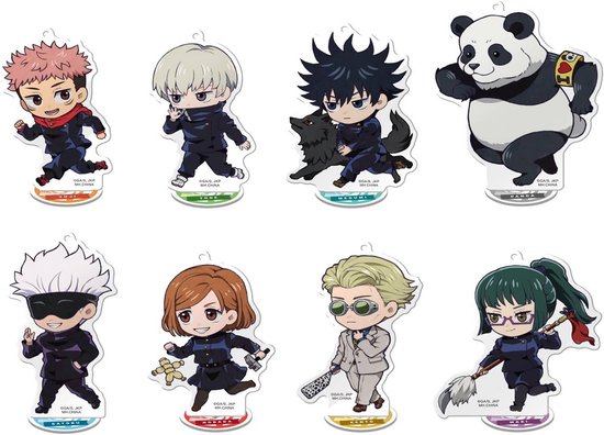 Jujutsu Kaisen Acryl Figuren Set van 8 Stands | bol