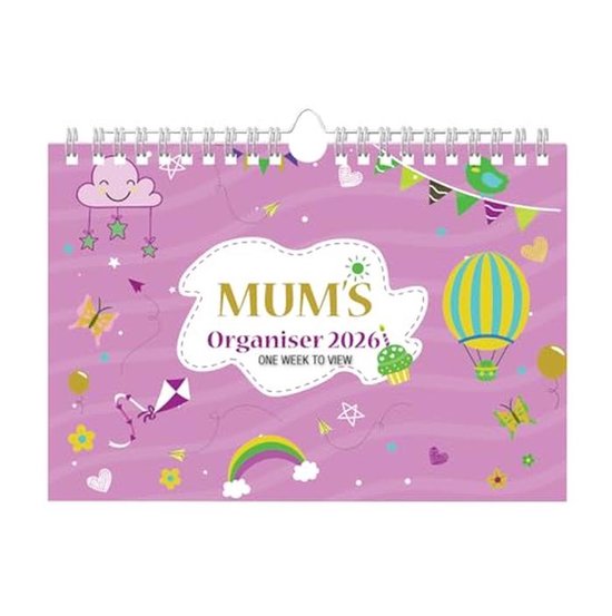Familie Organiser Kalender - Weekoverzicht met 6 Kolommen voor ...