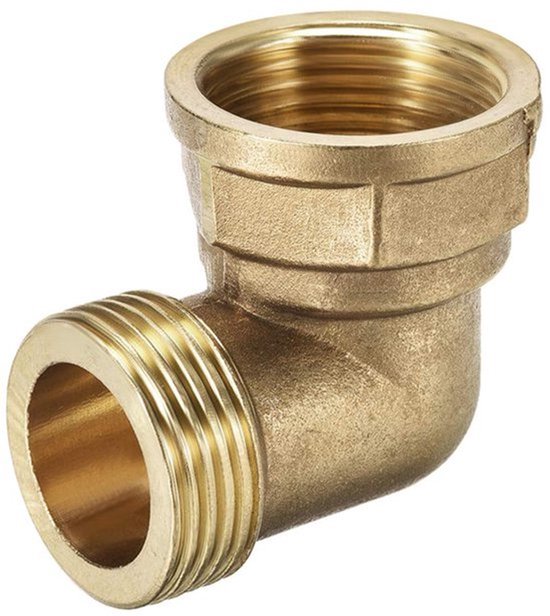 KARZO - Messing buisfitting 90 graden elleboog 1" BSP mannelijk x 1 ...