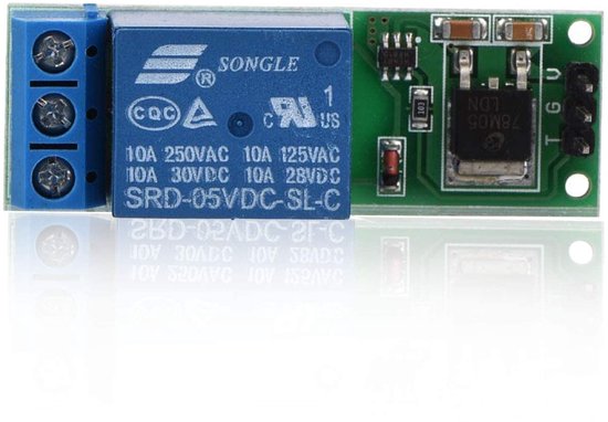 Mini 6-24V Flip-Flop Latch Relay Module | bol
