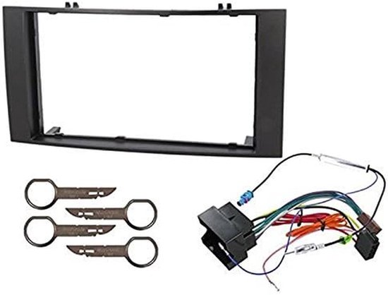 2 DIN Radio Inbouwframe Set met Antenne Adapter en Kabels voor ...