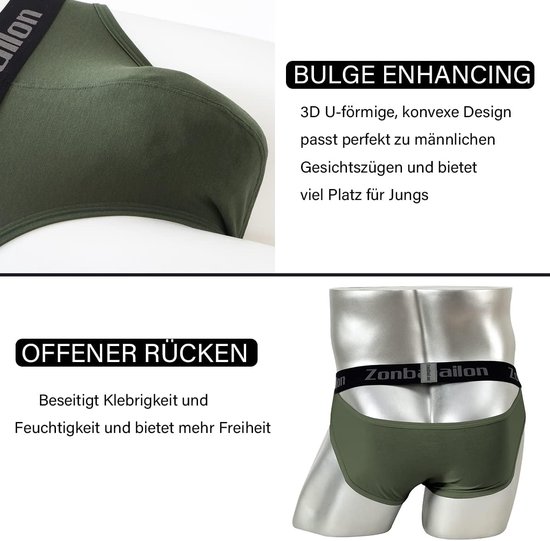 Heren slip met open rug en laag model superzacht ondergoed | bol