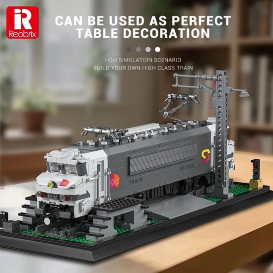 Reobrix 66803 Elektrische trein retro classic bouwset | Locomotief ...