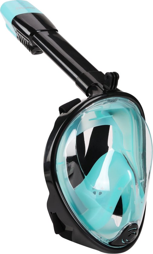 Atlantis Full Face Mask - Snorkelmasker - Volwassenen - Zwart/Turquoise ...