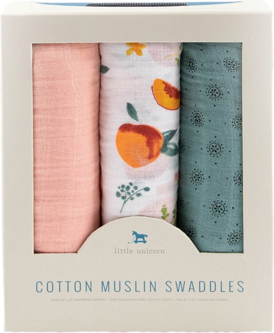 Little Unicorn Inbakerdoek Planetery 2 - Katoen - 3 - stuks | bol.com