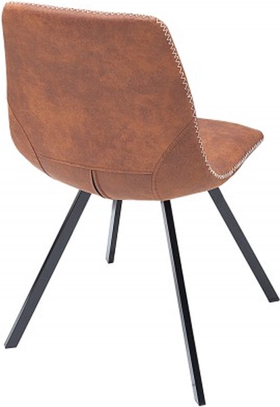 Retro stoel AMSTERDAM STOEL vintage lichtbruin design klassieker ...