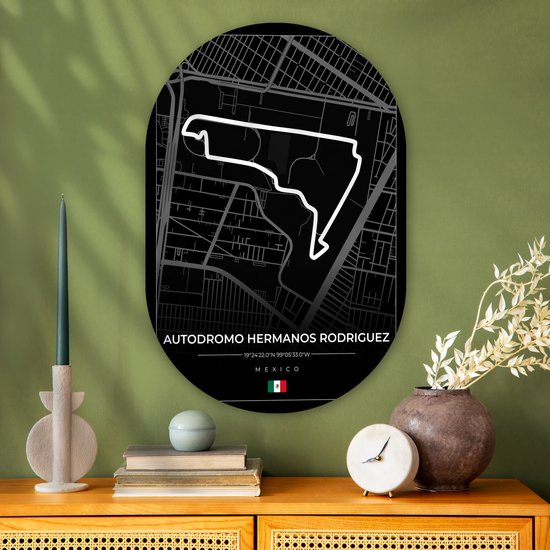 Muurovaal - Wandovaal - Kunststof Wanddecoratie - Ovalen Schilderij ...