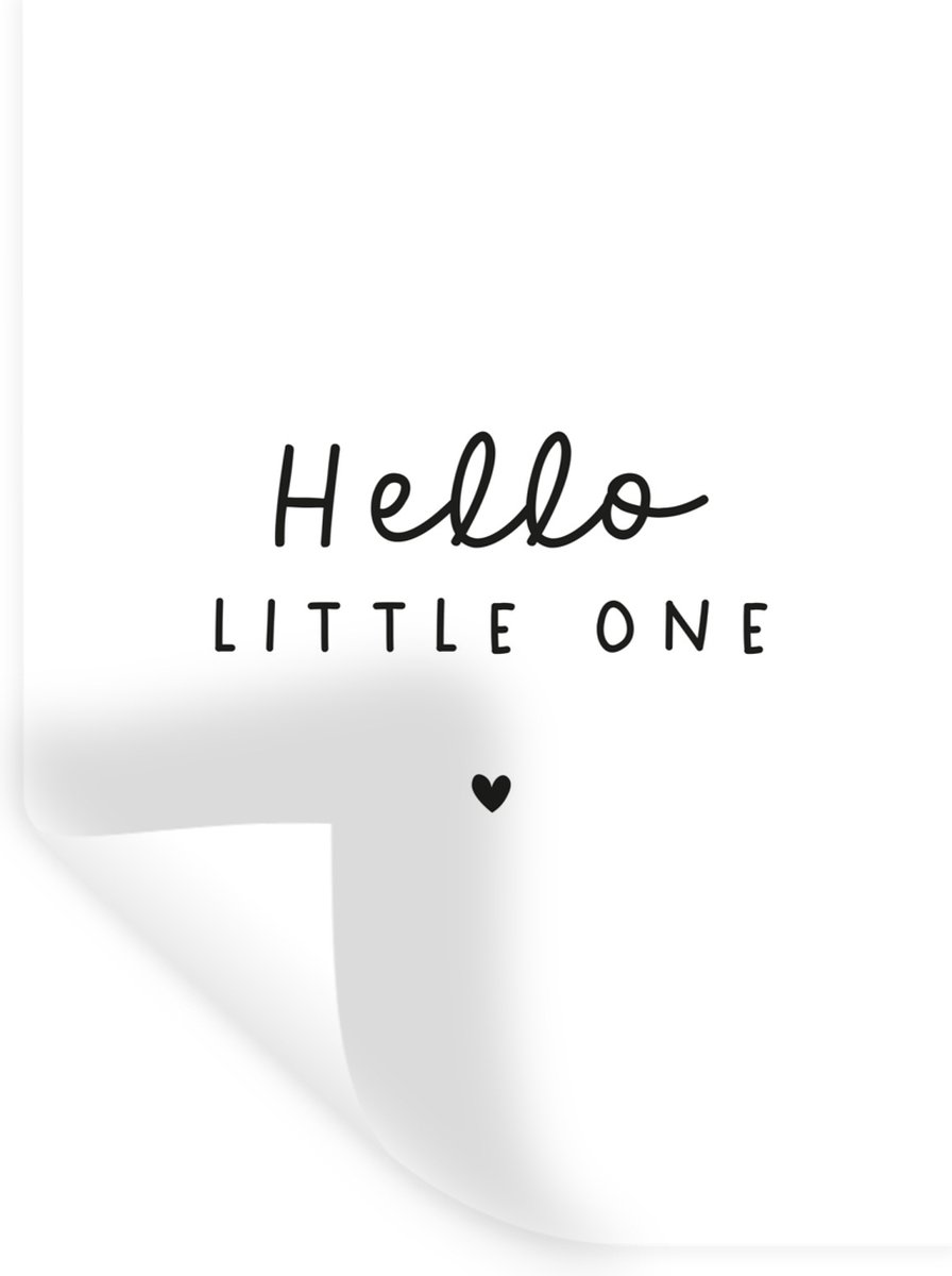 Muurstickers - Sticker Folie - Quotes - Hello little one - Baby ...