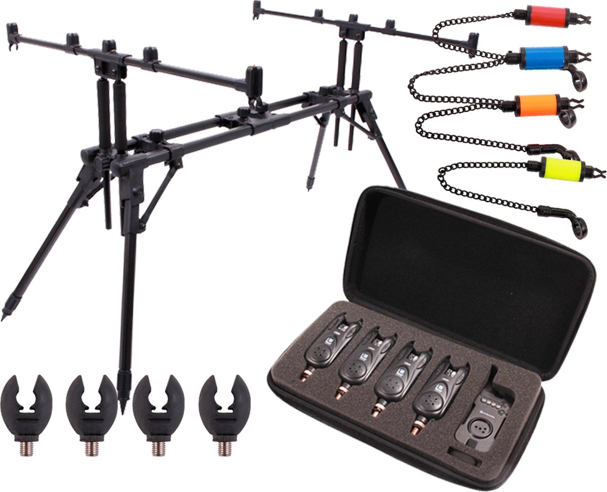 Ultimate Rod Pod Set - 4 hengels | Karper set | bol.com