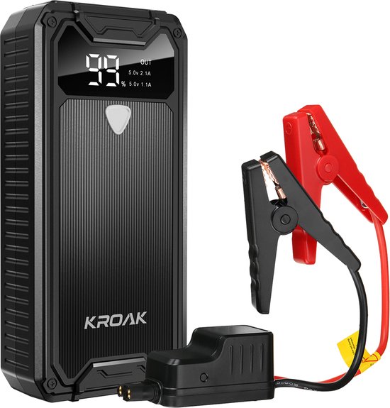 KROAK K-JS01 Jumpstarter - Power Bank - 14000mAh - Booster de batterie ...