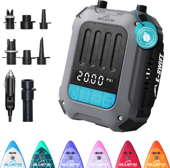 Bluefin Elektrische Paddleboardpomp | Elektrische Pomp voor SUPS| E ...