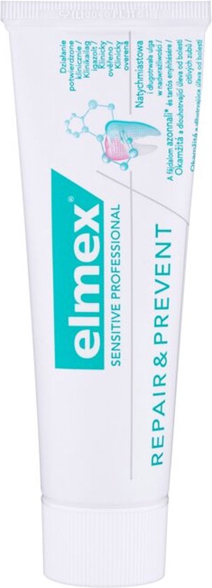 Elmex - Pain Relief Toothpaste Sensitiv e Professional Repair & Prevent ...