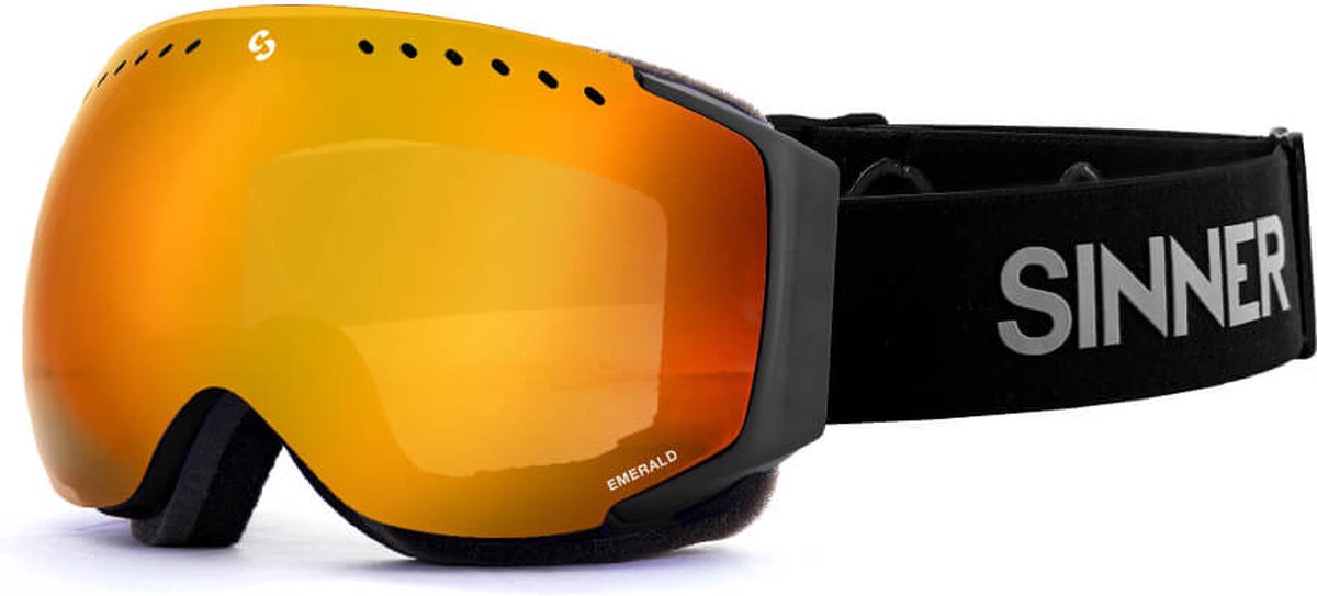Sinner Emerald Skibril - Zwart | Categorie 2 | bol.com