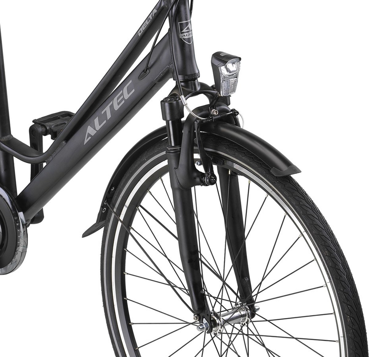 Altec Delta Damesfiets 28 inch 56cm 3v Zwart | bol.com